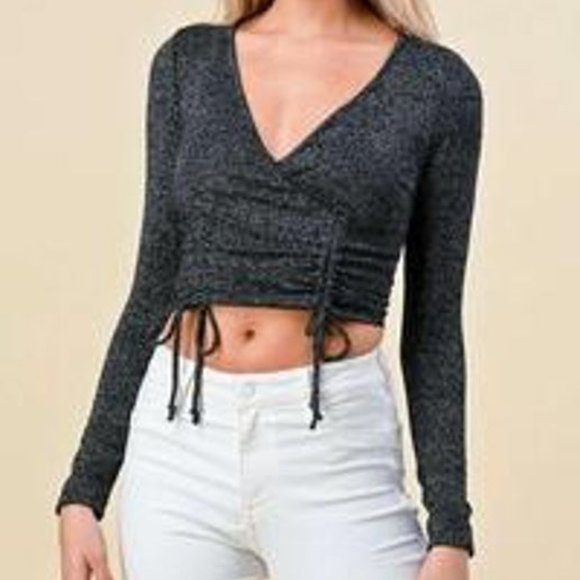 Heart & Hips | Tops | Heart Hips Long Sleeve Crop Top | Poshmark